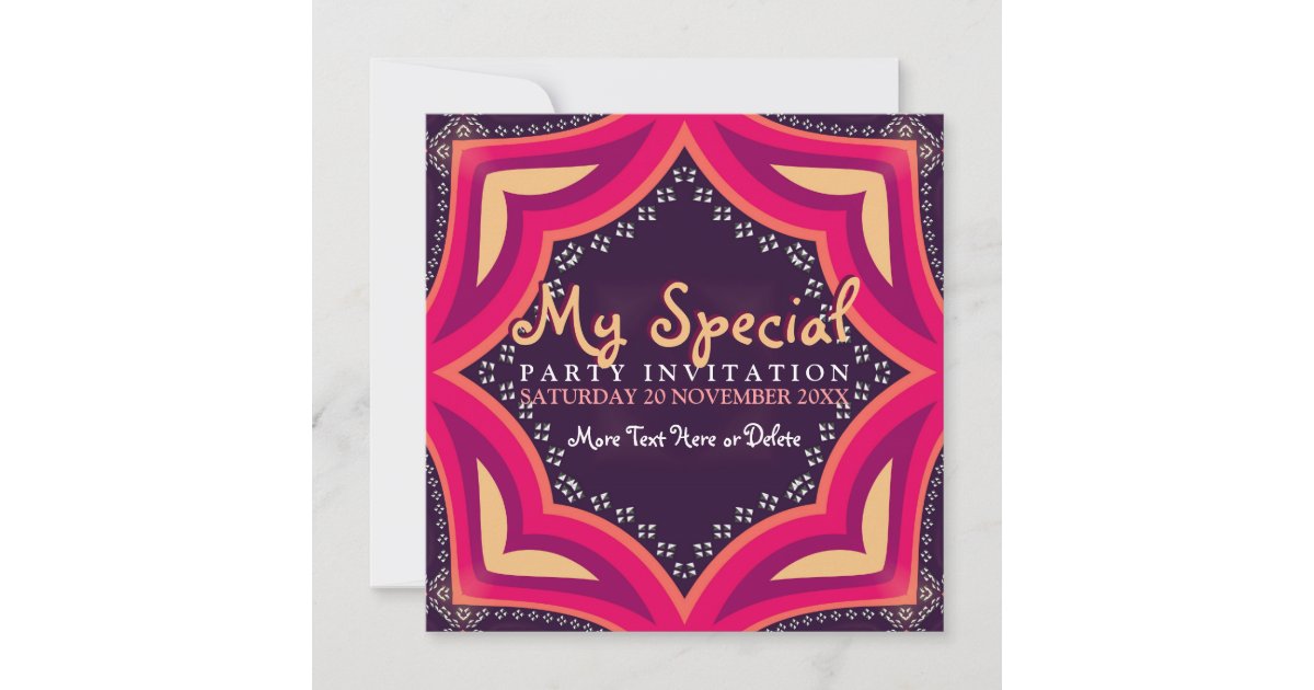 Goddess Diva Special Event Party Invitation | Zazzle