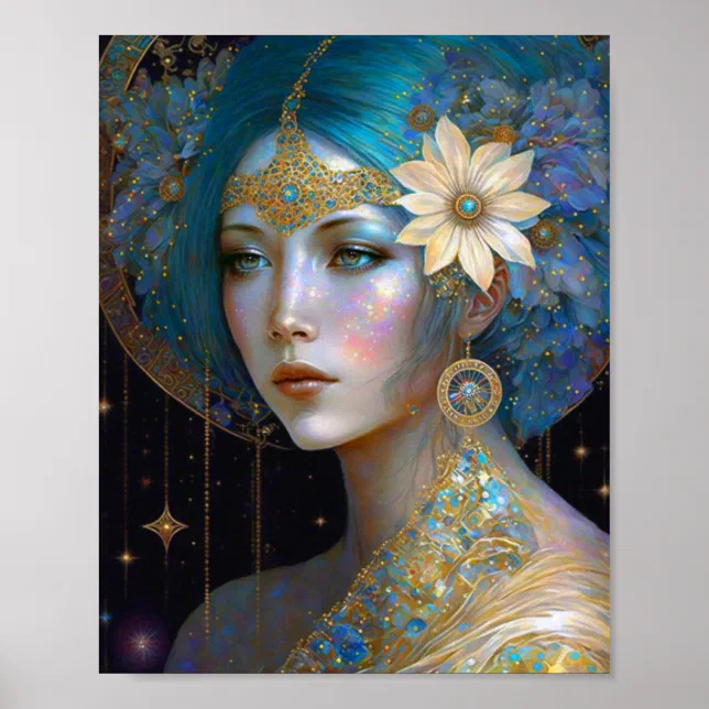 Goddess Fantasy Art Poster | Zazzle