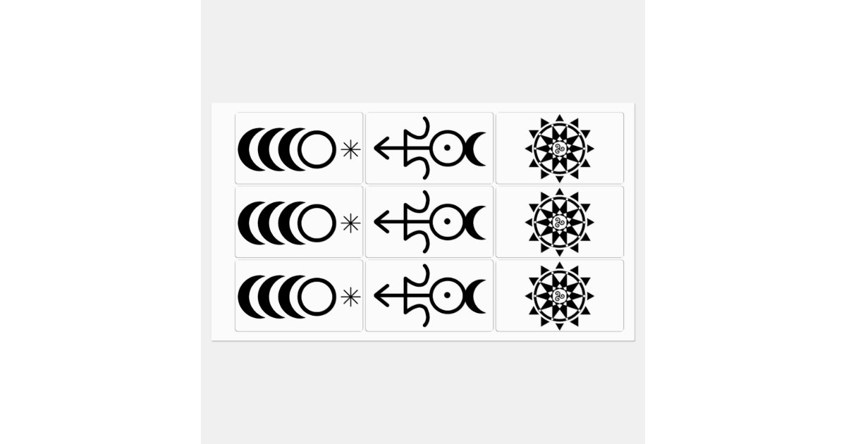 Goddess, God, and Temple labels | Zazzle