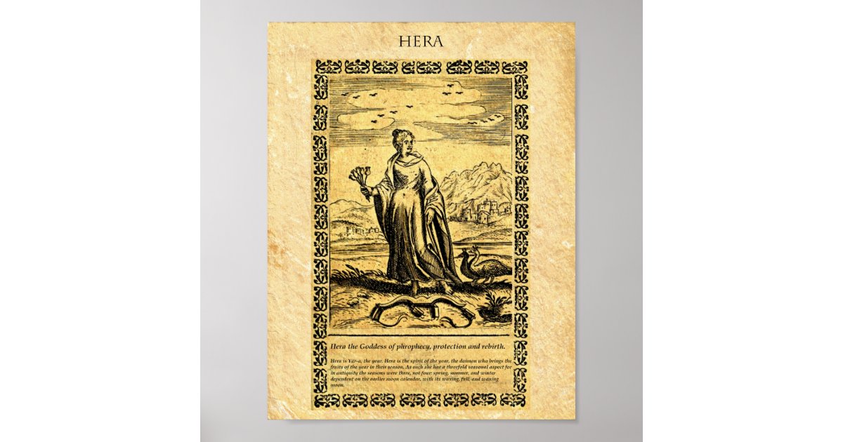 GODDESS HERA POSTER | Zazzle