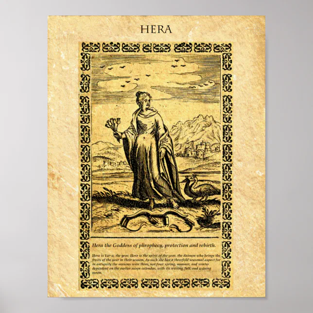 GODDESS HERA POSTER | Zazzle