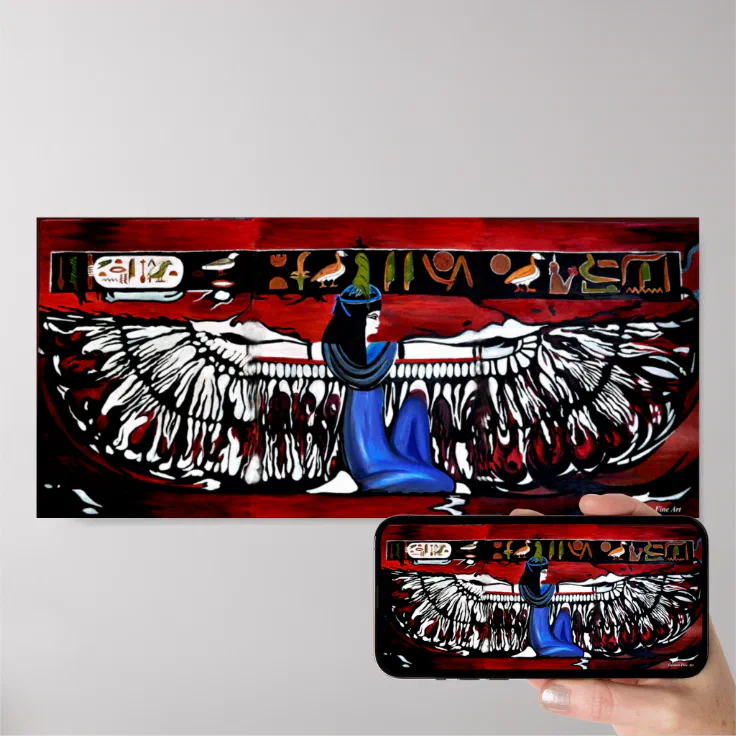 "Goddess Isis", Glossy Poster | Zazzle
