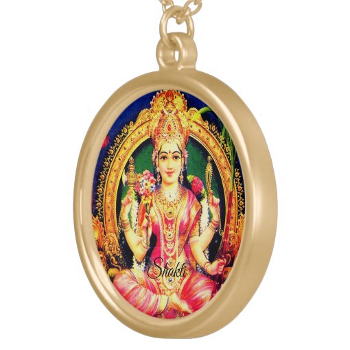 Goddess Kundalini Shakti Gold Plated Necklace | Zazzle