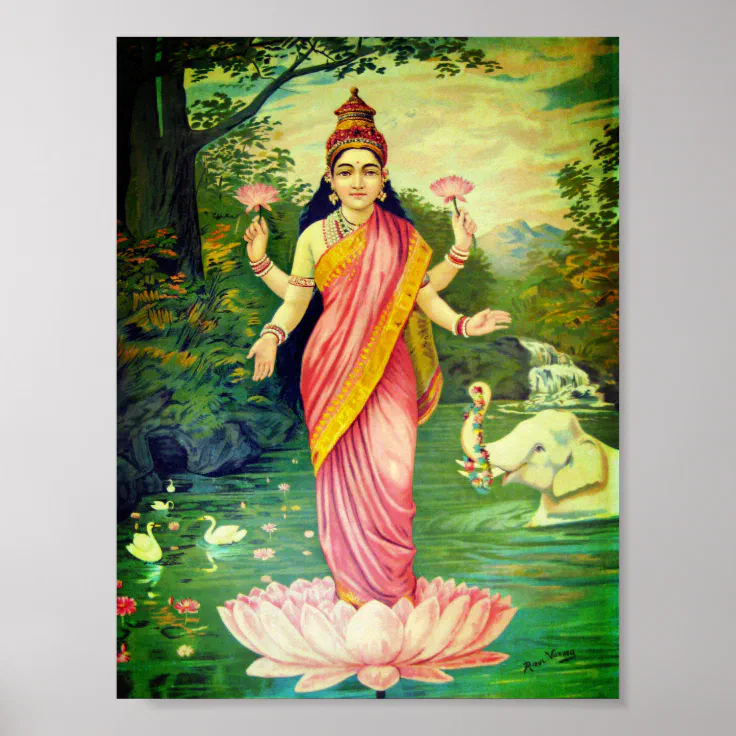 Goddess Lakshmi Poster | Zazzle