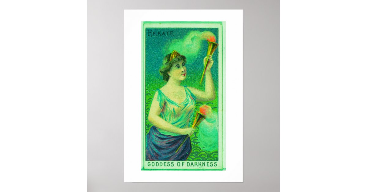 Goddess of Darkness, Hekate, Poster Print | Zazzle