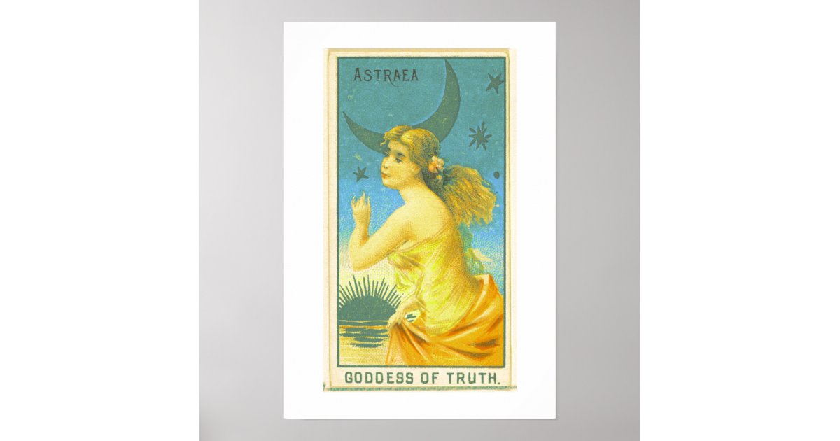 Goddess of Truth, Astraea, Poster Print | Zazzle