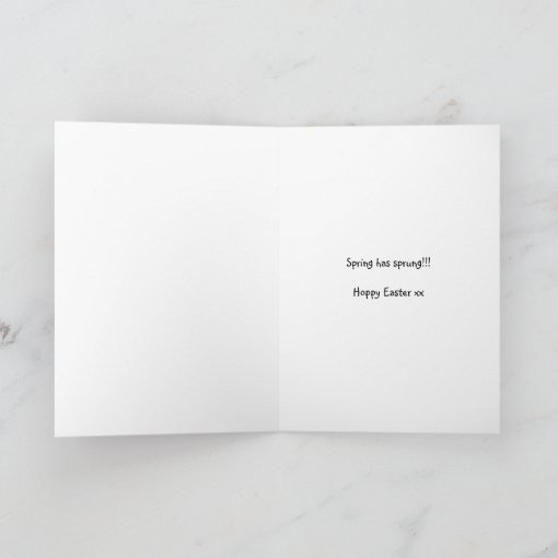 Godeaster Card With Easter Bunny | Zazzle