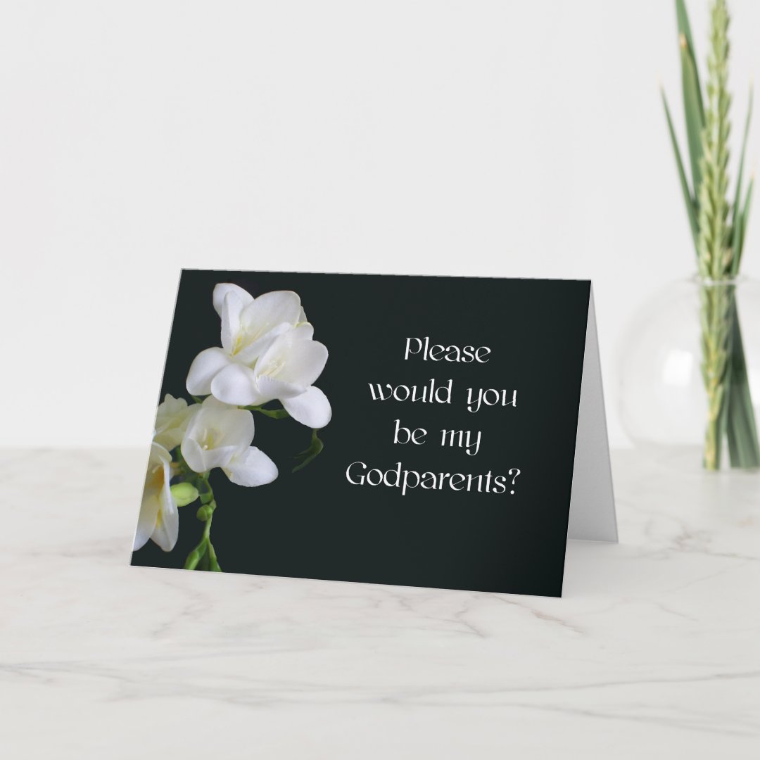 Godparents Invitation Card | Zazzle