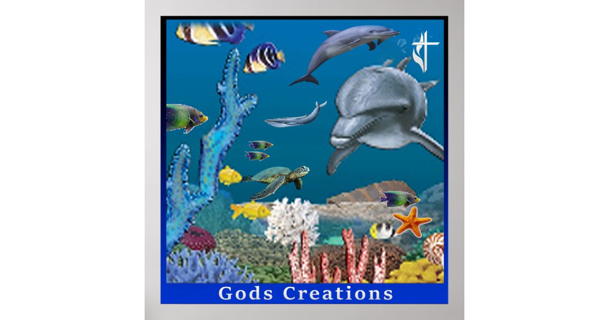 Gods creation poster | Zazzle