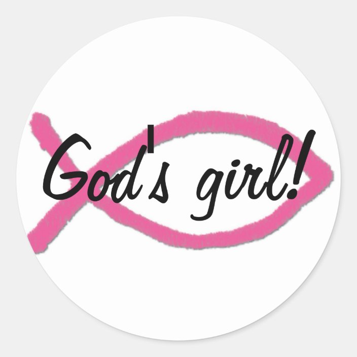 God's girl! Sticker | Zazzle.com