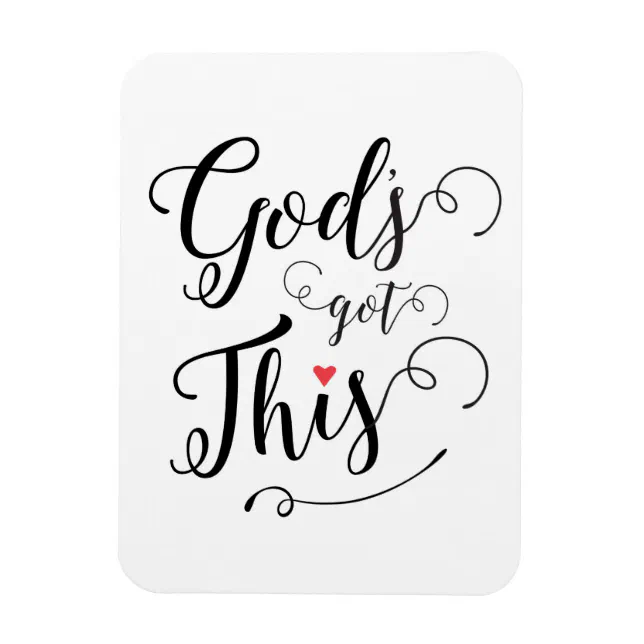 God's Got This Magnet | Zazzle