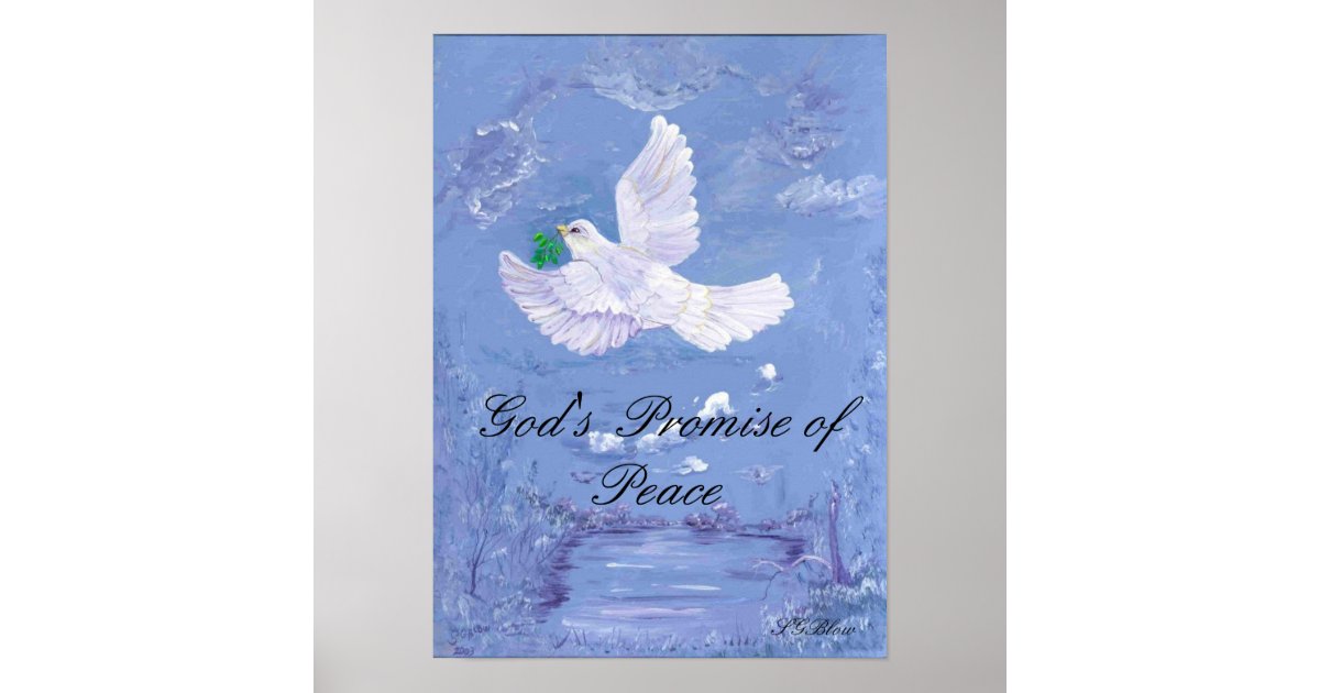 God's Promise of Peace Poster | Zazzle
