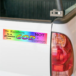 God's Rainbow Promise Bumper Sticker | Zazzle