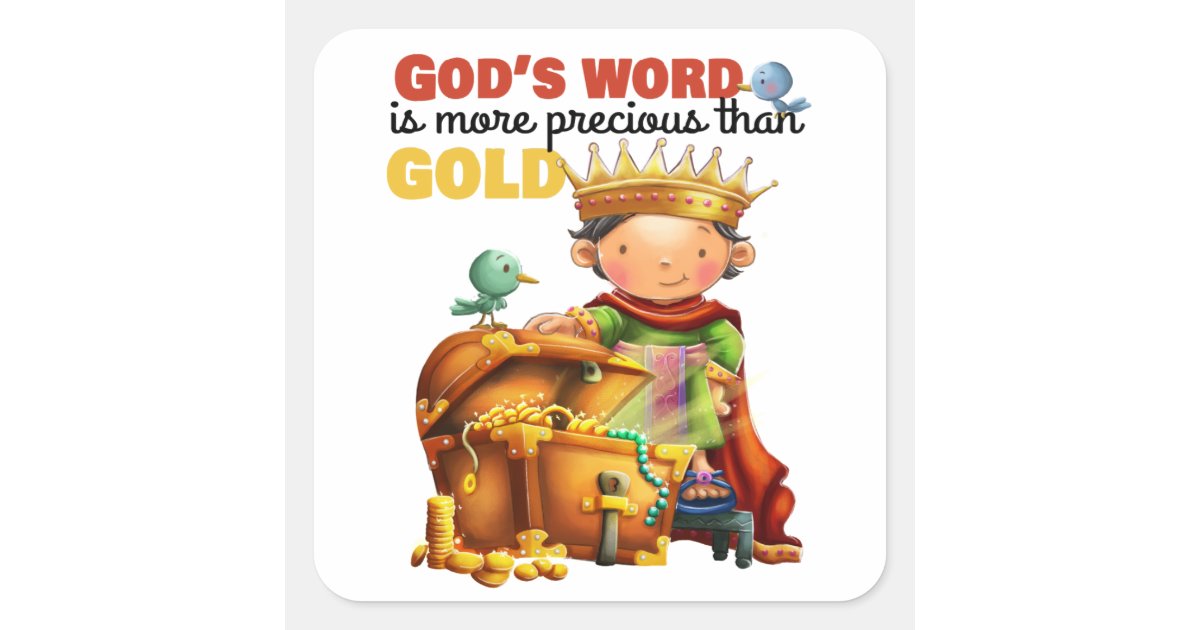God's Word kid sticker page | Zazzle