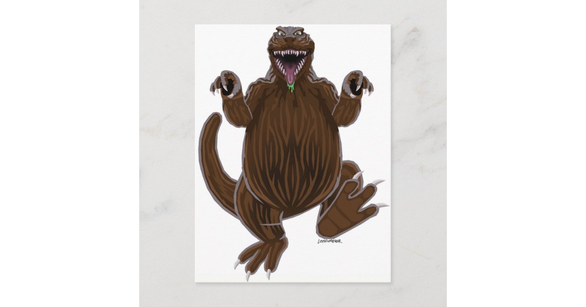 Godzilla Postcard | Zazzle