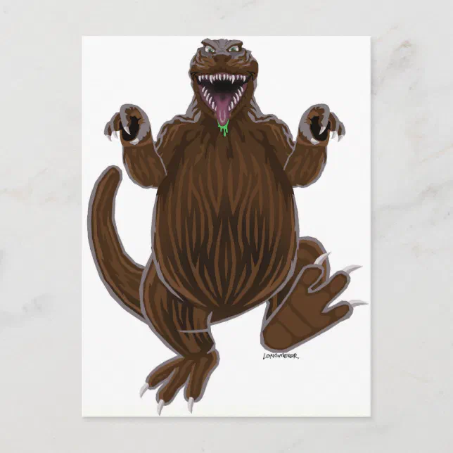 Godzilla Postcard | Zazzle