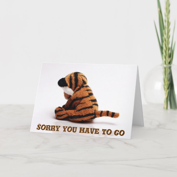 Going away card | Zazzle