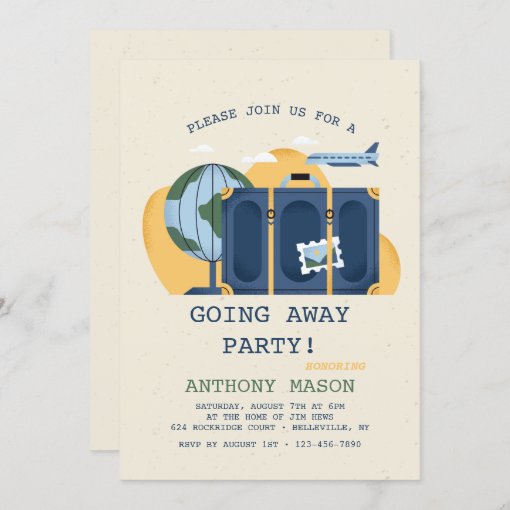 Going Away Party Invitations | Zazzle