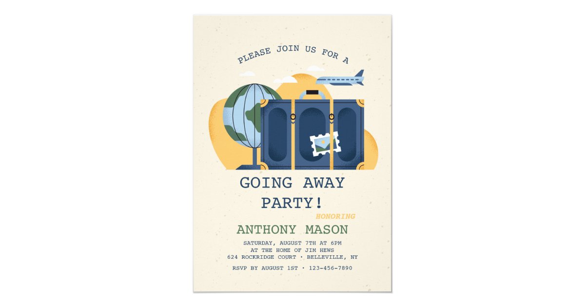 Going Away Party Invitations | Zazzle.com