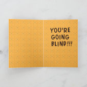 Going Blind Card | Zazzle
