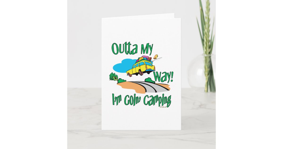 Going Camping Card | Zazzle