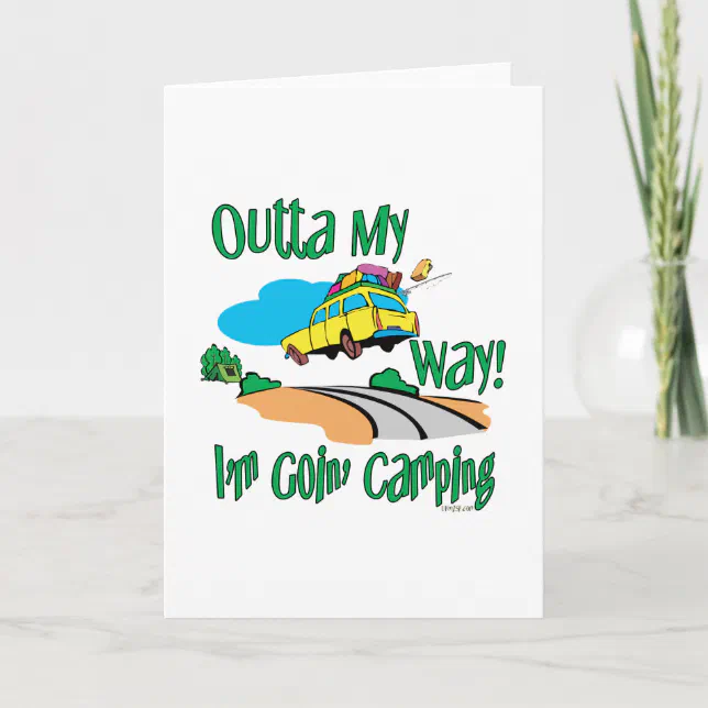Going Camping Card | Zazzle