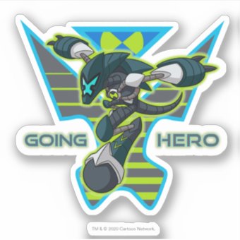Going Hero - Omni-Kix XLR8 Sticker | Zazzle