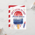 Going to Pop Fireworks Popsicle 4th Baby Shower Invitation | Zazzle