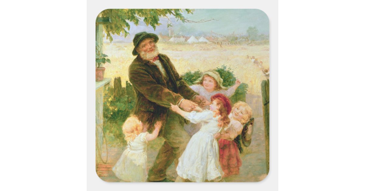 Going to the Fair Square Sticker | Zazzle