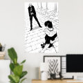 Gojo confronts Toji Jujutsu Kaisen Manga Panel Poster | Zazzle