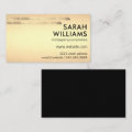 Gold Accents / Golden Business Card | Zazzle