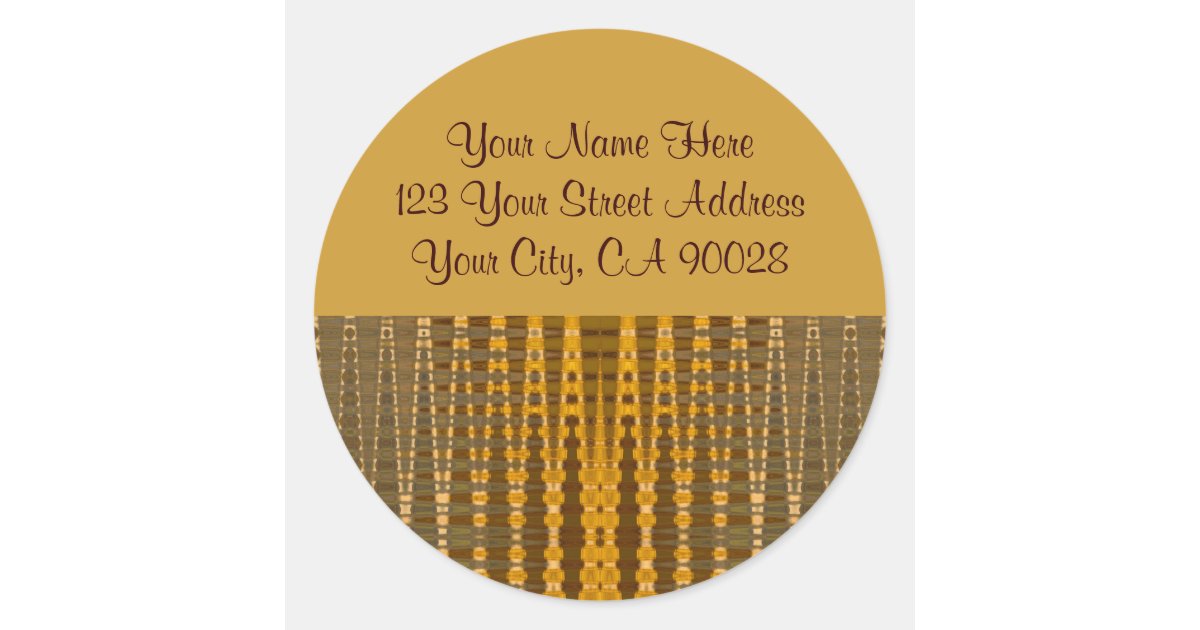 Gold Address Labels | Zazzle