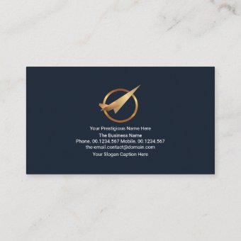 Gold Airplane Runway Lines Aviation Logistics Business Card | Zazzle