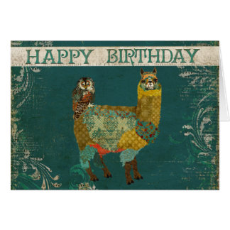 Alpaca Birthday Cards | Zazzle