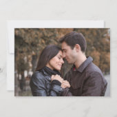 Gold Ampersand Simple Fall Wedding Photo Save The Date | Zazzle