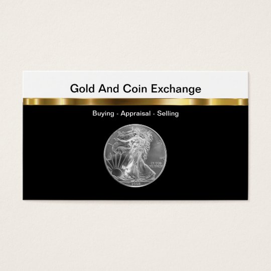 Gold And Coin Collecting Business Card | Zazzle.com