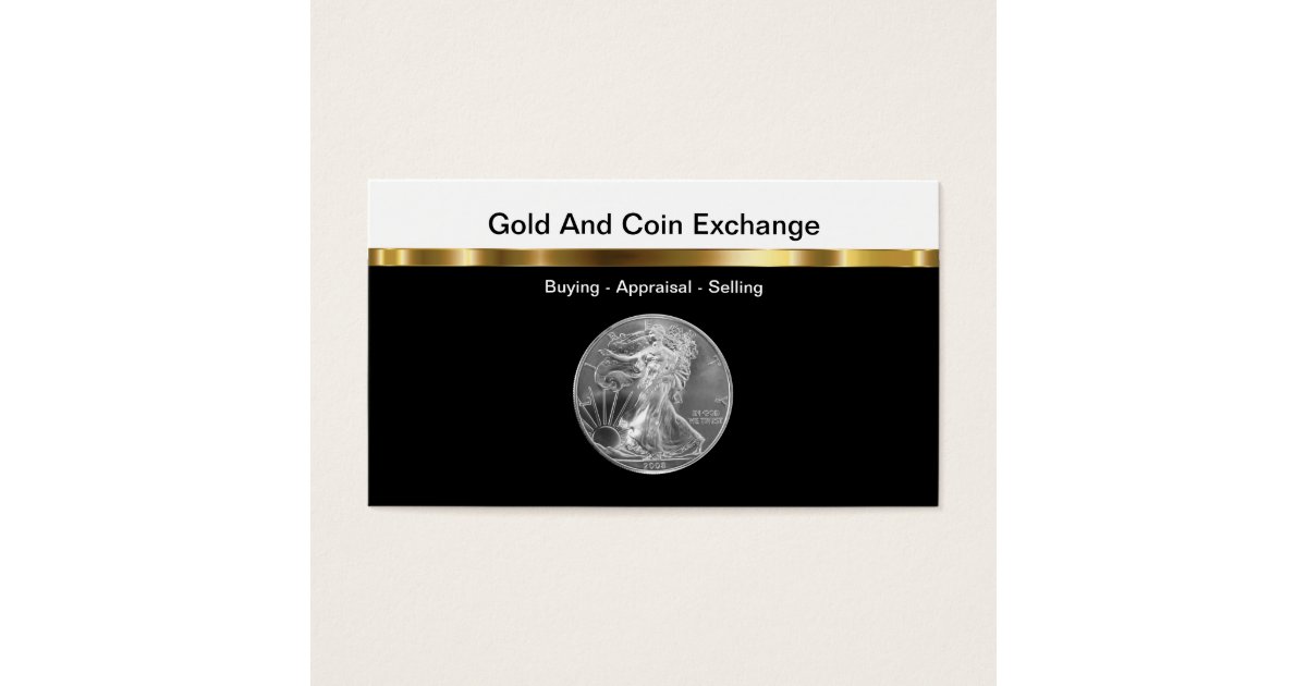 Gold And Coin Collecting Business Card | Zazzle.com