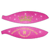 Gold and Hot Pink Basketball Princess Personalized | Zazzle