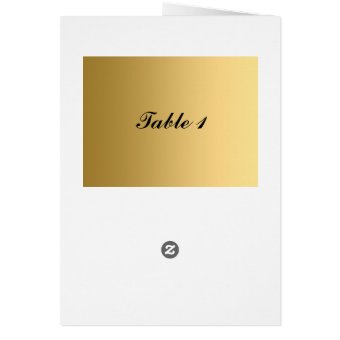 Gold and Royal Blue Table Placement Card Menu | Zazzle