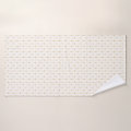 Gold and White Art Deco Fish Scale Pattern Bath Towel Set | Zazzle