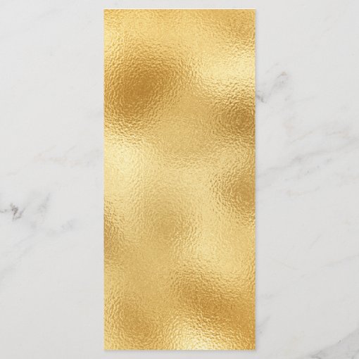 Gold And White Elegant Menu Glam Wedding Party | Zazzle