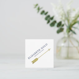 Gold Arrow Business Card | Zazzle