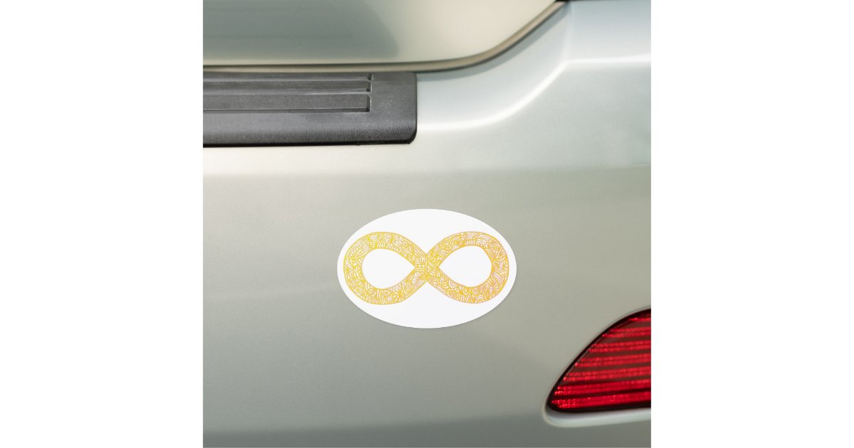 Gold Autism Infinity Symbol Magnet | Zazzle