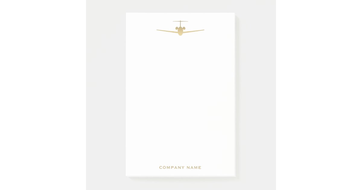 Gold Aviation Notes | Zazzle