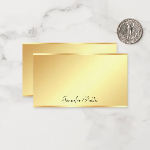 Gold Background Handwritten Script Text Template | Zazzle