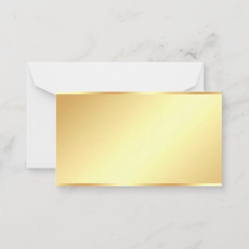 Gold Background Handwritten Script Text Template | Zazzle