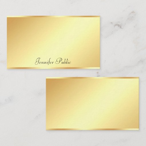 Gold Background Handwritten Script Text Template | Zazzle