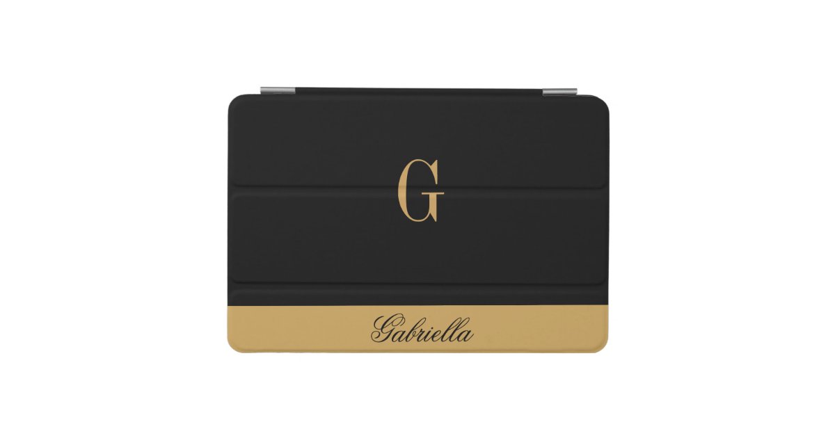 Gold Black iPad Mini Cover | Zazzle