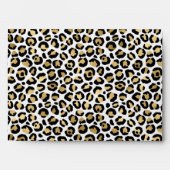 Gold Black Leopard Print Envelope | Zazzle