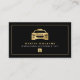 Gold & Black Wheelchair Accessible Taxi Driver Business Card | Zazzle